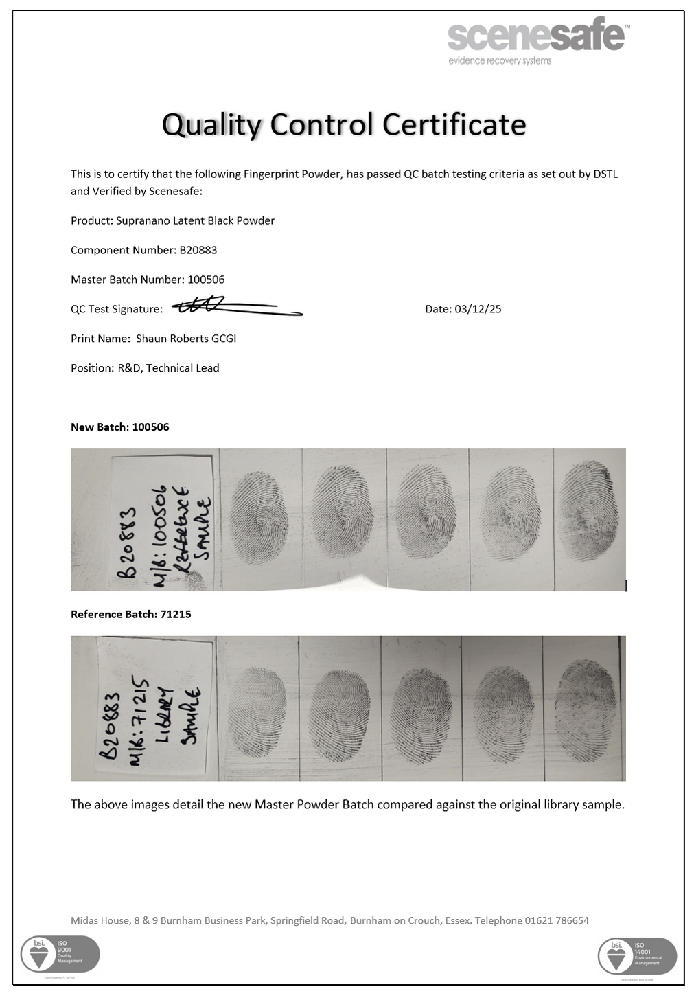 B20883-100506 — SceneSafe