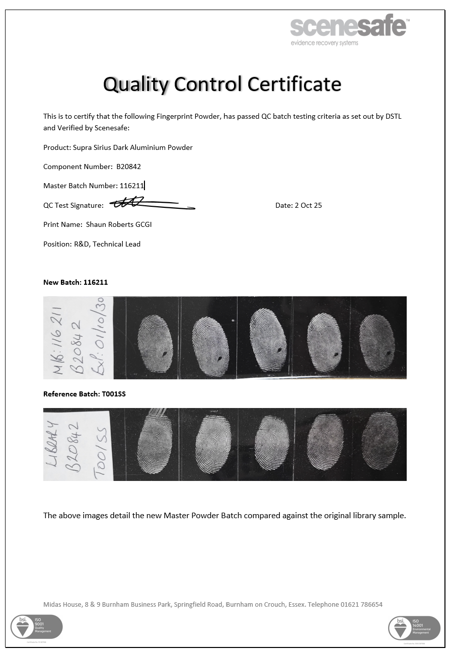 B20842-116211 — SceneSafe