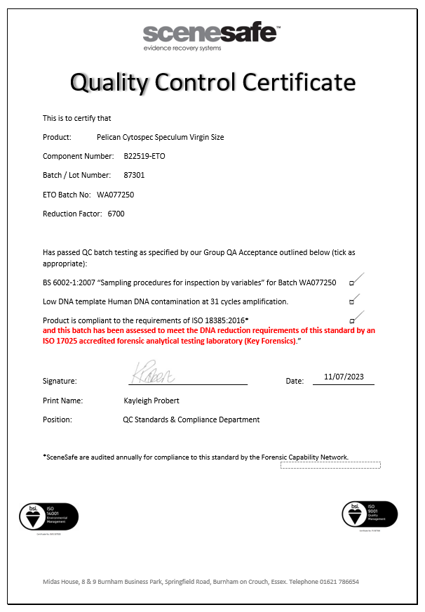 WA077250-87301 — SceneSafe