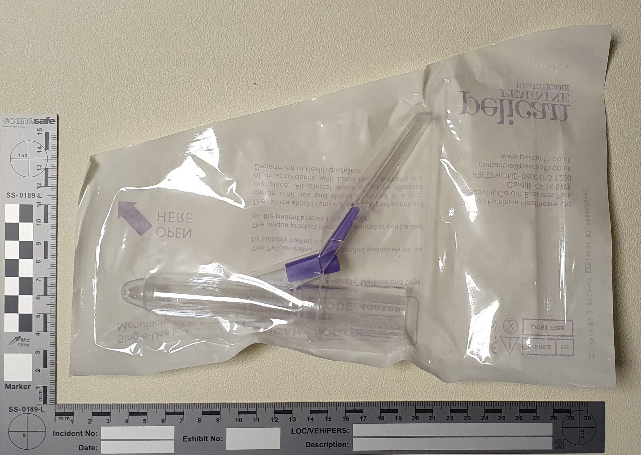 Proctoscope without light source socket — SceneSafe