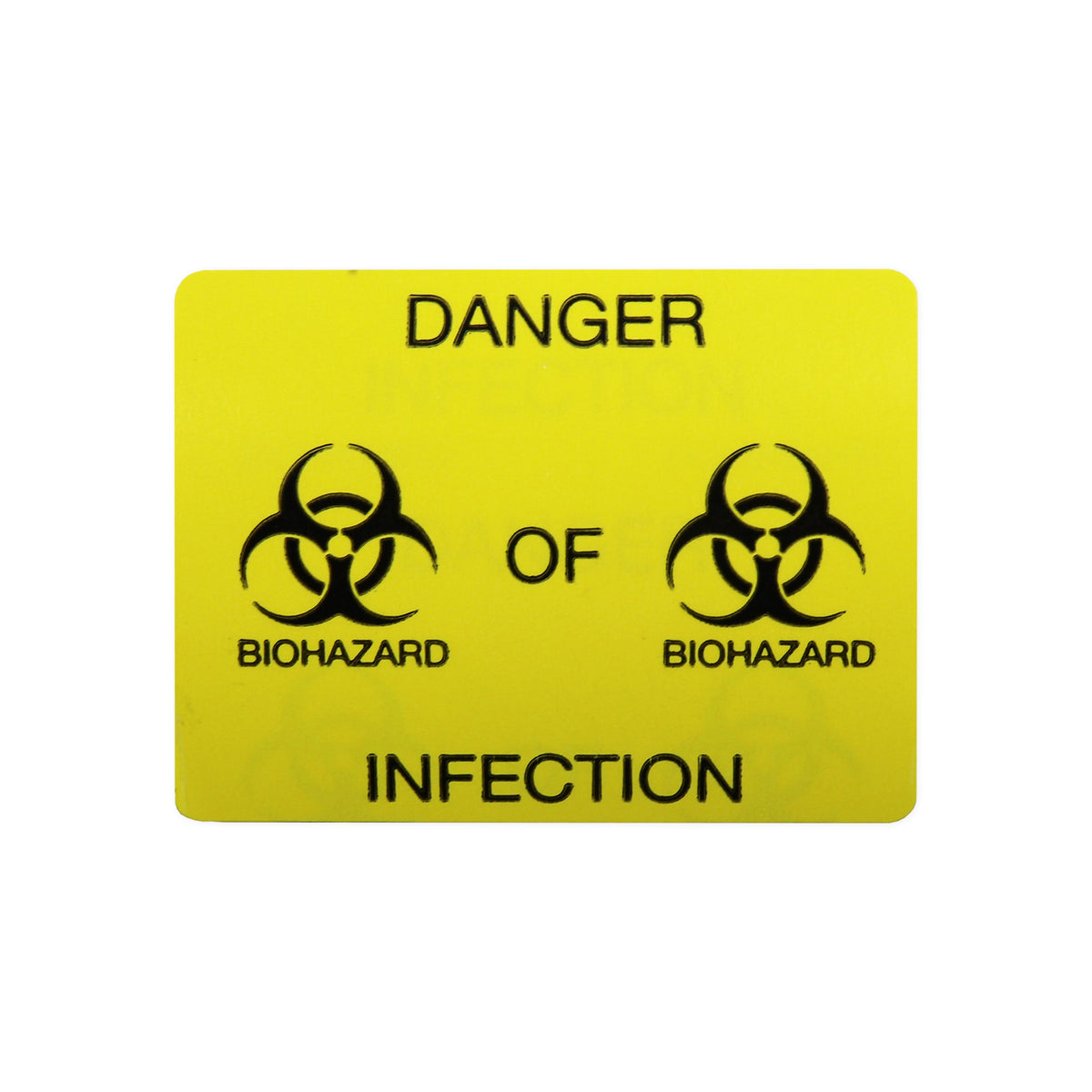 S/A Label "Danger of Infection" — SceneSafe