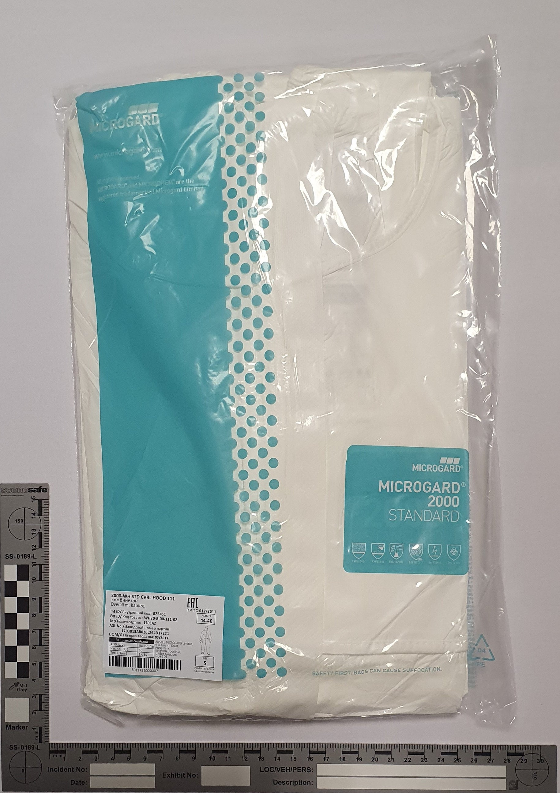 Microgard 2000 Coverall — SceneSafe