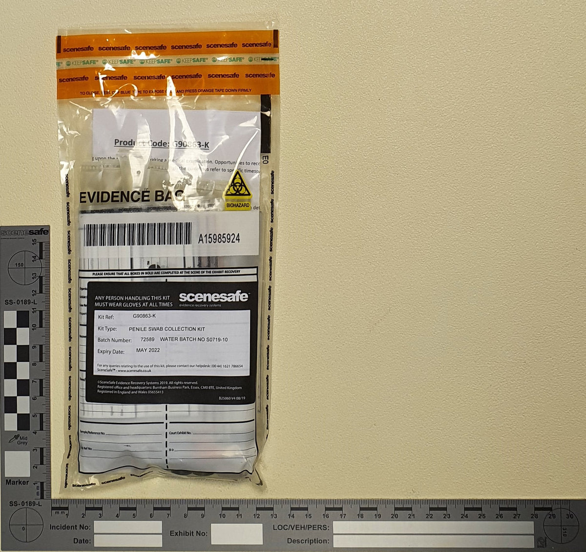 Penile Swab Collection Kit — SceneSafe