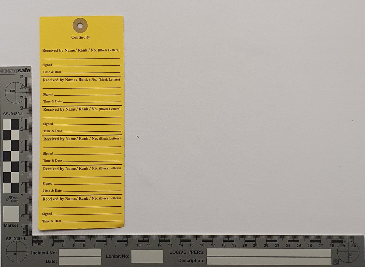 K700 CJA Exhibit Labels — SceneSafe