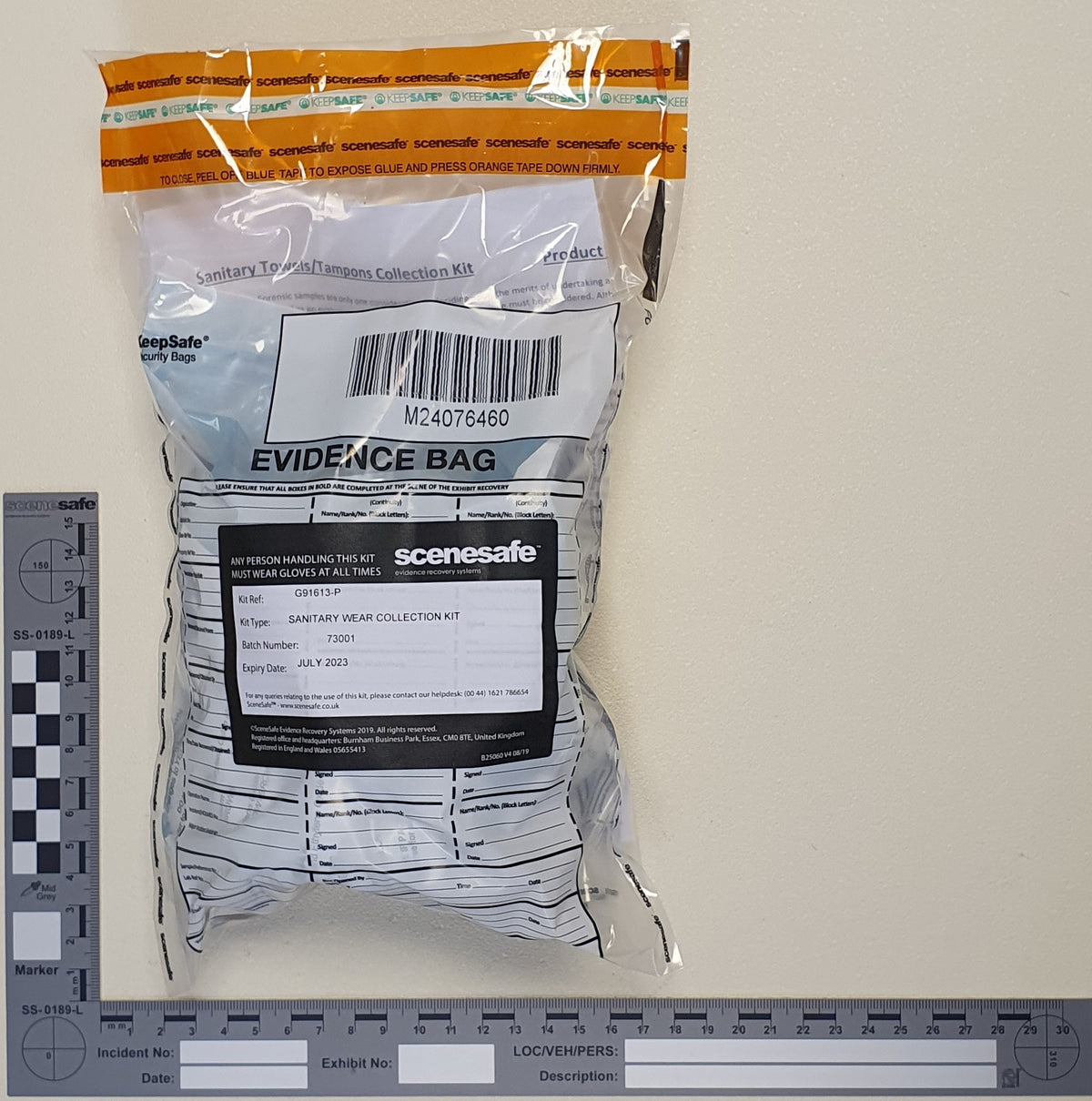 FFLM Spec Sanitary Wear Collection Kit — SceneSafe