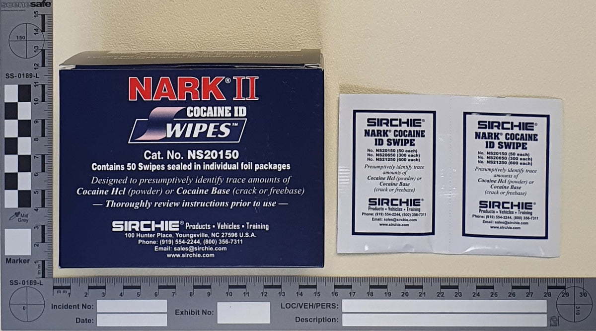NARK II Cocaine ID Swipes — SceneSafe