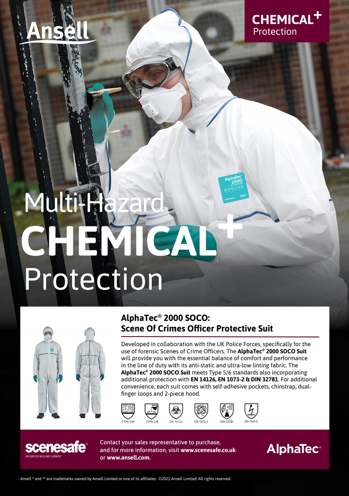 AlphaTec®2000 SOCO Oversuit — SceneSafe